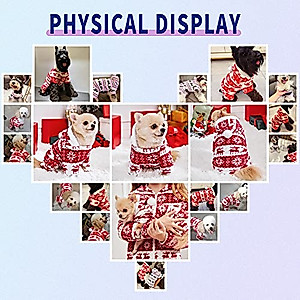 Christmas Pet Clothes with Hat,Soft Fleece Warm Hoodie Sweater Elastic,Suitable for Clothes Outfit for Puppy Small Dogs Cats（Grey,XXXX-Large）