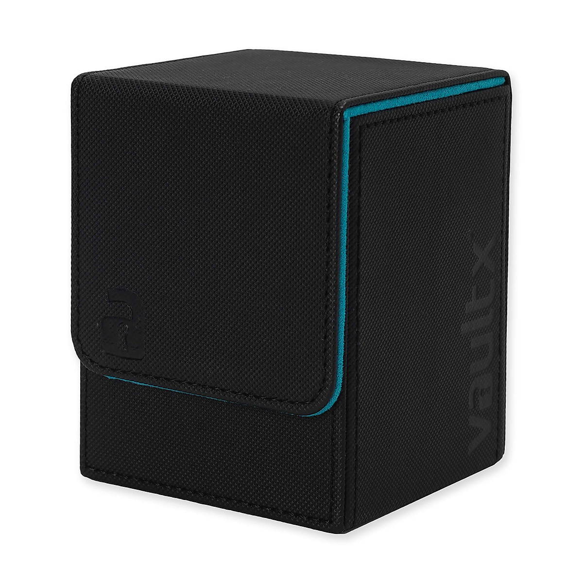 Vault X Premium Exo-Tec Trading Card Deck Box - Large Size for 80+ Sleeved Cards - PVC Free Card Holder for TCG (Electric Blue)