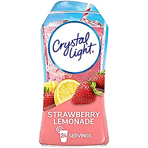 Crystal Light Sugar-Free Zero Calorie Liquid Water Enhancer - Strawberry Lemonade Water Flavor Drink Mix (1.62 fl oz Bottle)