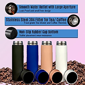The Gadget Plug Coffee thermos,Coffee bottle,Smart Sports Water Bottle with LED Temperature Display,Double Wall Vacuum 500 ML TGP01 The Gadget Plug Smart Thermos