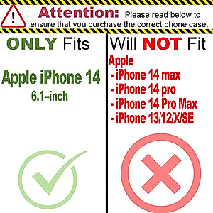 CoverON Pouch Compitable with iPhone 14 Wallet Case for Women, RFID Blocking Flip Folio Stand Vegan Leather Floral Cover Sleeve Card Slot for Apple iPhone 14 6.1 Phone Case - Flower