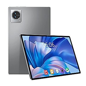 ciciglow Ultra Thin Tablet, 10.1in 1920x1200 IPS Display, 8GB RAM 128GB ROM, 8 Core CPU, 8MP+16MP Camera, Support 512GB Memory Expansion, 7000mAh, Android 11.0 (Gray)