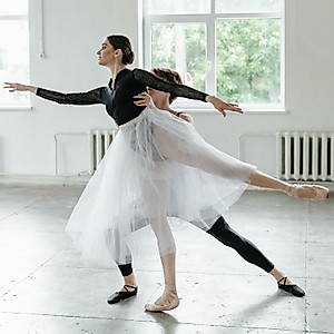 Mesh Fabric 4-Way Stretch Power Mesh 5 Yards Long 60" Wide Lightweight Sheer (off-white)