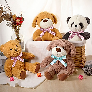 Civaner 7 Pcs Stuffed Animals Bulk 12.5 Inch Cute Soft Animal Plush Toys for Kids Birthday Gifts Baby Shower Party Decorations (Jungle)