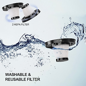 Shop-Vac 6 Gallon 3.0 Peak HP Wet Dry Vacuum+Shop·AIR Car Vacuum Cleaner, 12V/106W, Blue