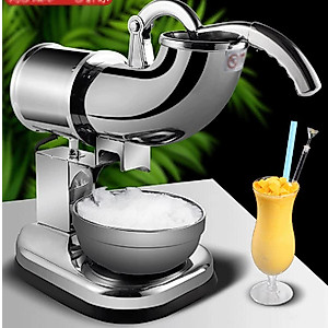 KZHFS Full Stainless Steel Ice Crushers Shavers Electric Ice Smoothies Maker Blender Machine for Coffee Bar Shop