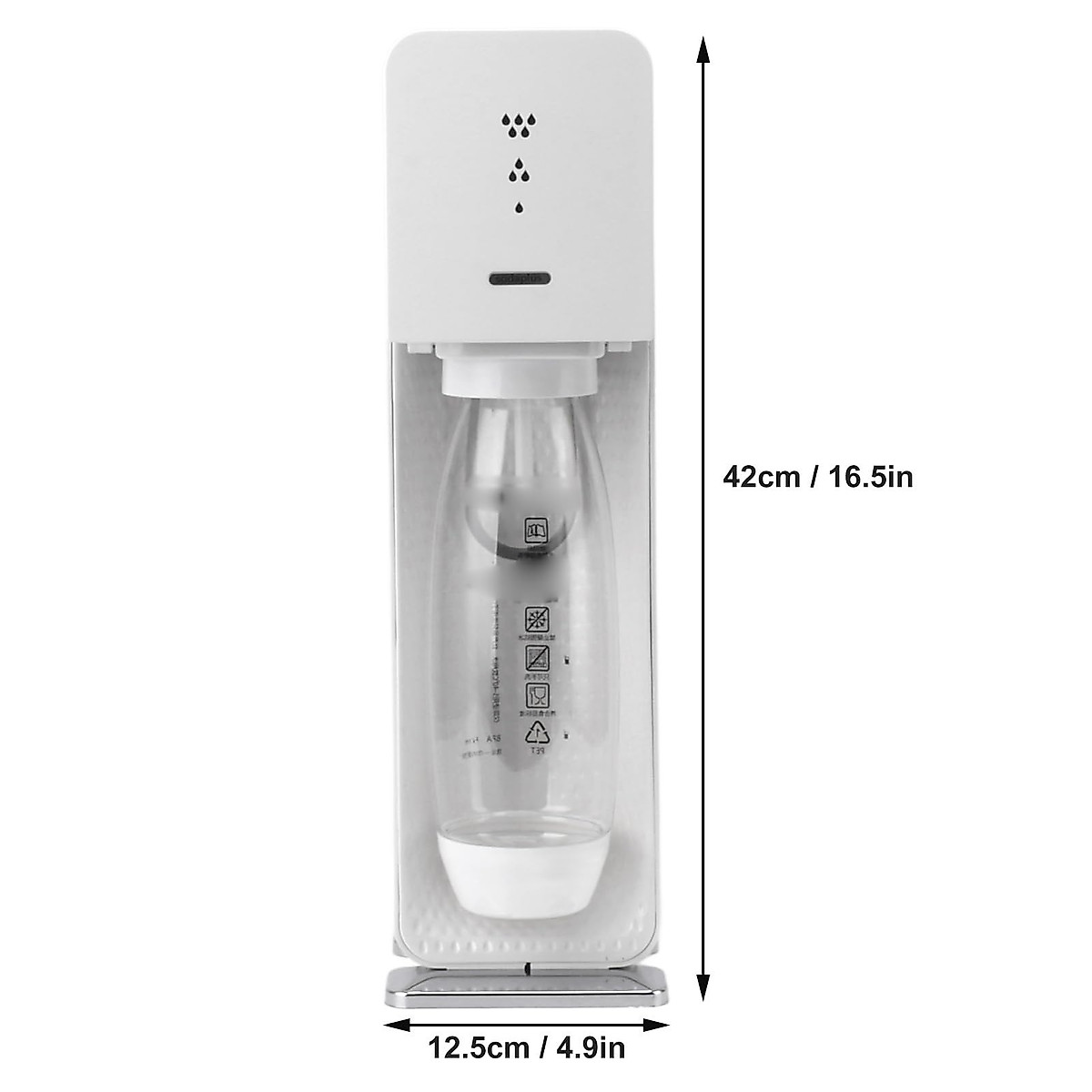 Sparkling Water Maker, Bubble Soda Maker, Easy to Operate Sparkling Water Maker, Desktop Household Commercial Carbonated Beverage Machine for DIY Bubble Fruit