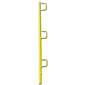 Guardian 61135 Universal Guardrail Post - 65 in., Steel Guardrail compatible with multiple mounting options
