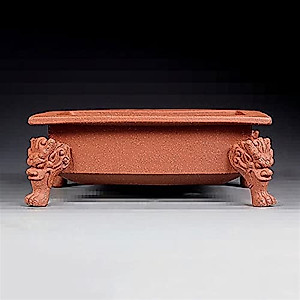 Outdoor Indoor Garden Plant Pots Rectangular Plant Containers Alabaster Flower Pots Tall Faucet Design Small Bonsai Flower Pots Indoor and Outdoor Decorative Pots Planting Pot