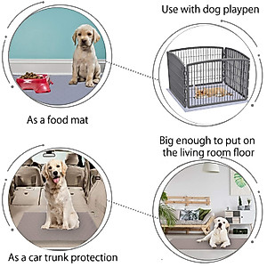 Dog Grass Large Potty Patch, Artificial Dog Grass Bathroom Turf for Pet Training, Washable Puppy Pee Pad, Perfect Indoor/Outdoor Portable Potty Pet Loo