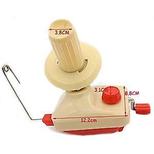 Gator parts Yarn Ball Winder, Convenient Ball Winder for Yarn,4 pcs Pom Pom Makers+1 1 Scissors,Yarn Swift and Ball Winder Combo with Easy Installation for Yarn Storage by CALU LUKY