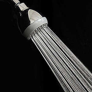 Eolax 3'' High Pressure Shower Head, Powerful Deluxe Bathroom Showerhead with Strong Spray, High Flow Fixed Showerheads for Luxury Shower Experience Even at Low Water Pressure (Chrome)