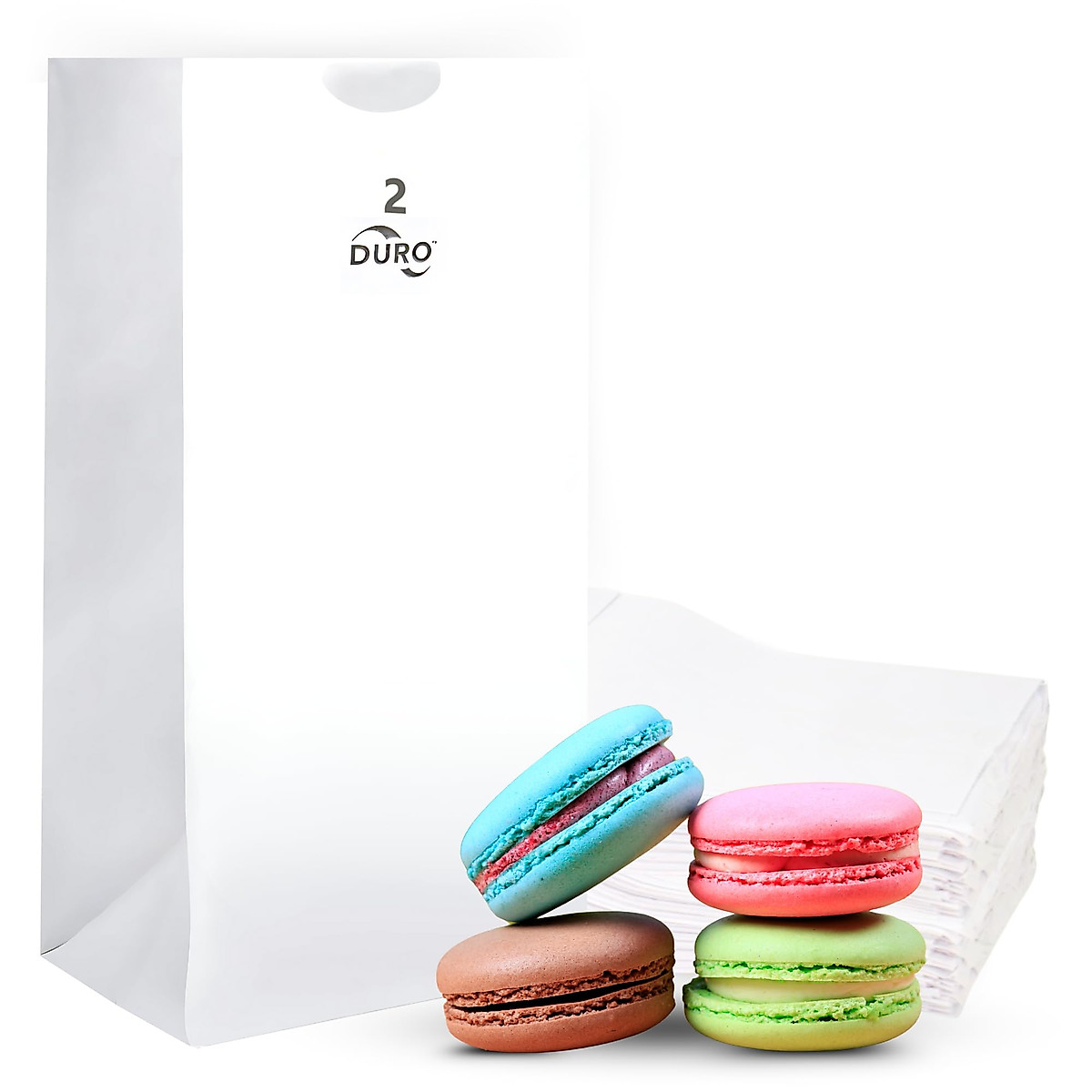 Kraft White Paper Bag #2 Candy Peanuts Treat Bag ~ 25 count