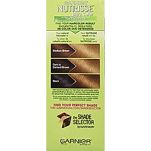 Garnier Hair Color Nutrisse Ultra Color Nourishing Creme, B3 Golden Brown (Spiced Rum) Permanent Hair Dye, 1 Count (Packaging May Vary)