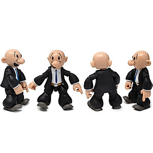 Boss Fight Studio Castor OYL Popeye Classics Wave 1 Collectible Action Figure – Highly Articulated Figurine and Accessories Including Eugene The Jeep, Bernice The Whiffle Hen, & Removable Hats – 1:12