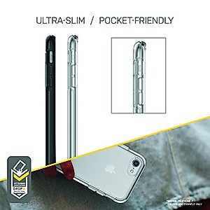OtterBox iPhone SE 3rd/2nd Gen, iPhone 8/7 (not compatible with Plus sized models) Symmetry Series Case - STARDUST, ultra-sleek, wireless charging compatible, raised edges protect camera & screen