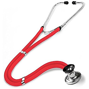 Stainless Steel Dual Double Tube Stethoscope for Doctor, Professional, Student