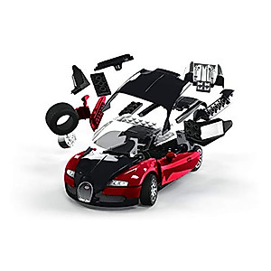 Airfix Quickbuild J6020 Quickbuild Bugatti 16 4 Veyron Black Red
