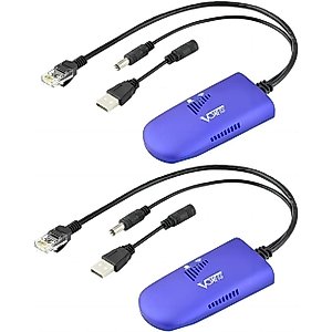 VONETS Mini Wireless Bridge Ethernet Adapter Convert RJ45 Port to Wireless WiFi Repeater WiFi Hotspot Signal Extender Range Cover VAP11G-300(Two Items)