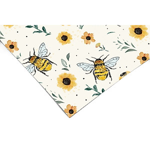 Honey Bee Floral Contact Paper | Shelf Liner | Drawer Liner | Peel and Stick Paper 1274