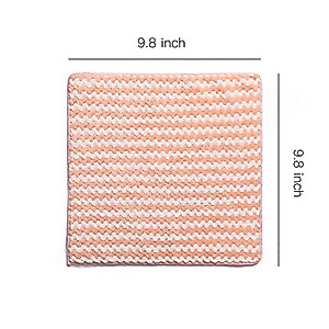 ZBORH 10PCS Super Absorbent Cleaning Cloths, Kitchen Towels Dish Towels, Multipurpose Reusable Dish Cloths, Double-Sided Microfiber Cleaning Rags for Dish Drying Washing, Furniture, Car, Bowl,