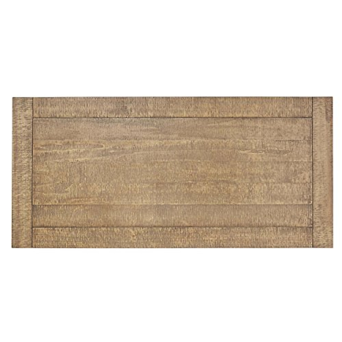 HOMELEGANCE Factory Metal Frame Writing Desk, Rustic Brown