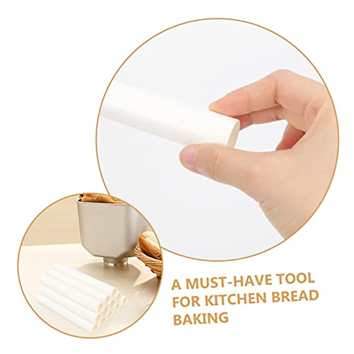 UPKOCH 36pcs Screwball Ice Cream Fry Bread Croissants Danish Pastry Molds Cannoli Shell Fried Pastry Tubes Horn Bread for Kitchen DIY Bread Mold Nonstick Bread Mold Baking Mold Pancakes