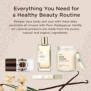 Lavanila Pure Vanilla Perfume for Women, 0.32 oz Roller-Ball - Pure Madagascar Vanilla & Creamy Tonka Bean, The Healthy Fragrance, Clean and Natural