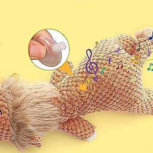 Robustplush - Immortal Squeaker Plush Toy for Aggressive Chewers, Chew Robust Animal Toy for Dog, Dog Stuffed Animals Chew Toy Squeaky, Antarcking Indestructible Dog Toy