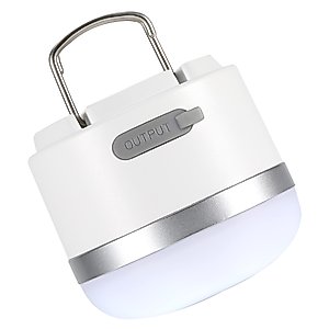 Wildley 600LM Camping Lights, 5 Light Modes Camping Lantern Rechargeable with 3600 mAh Power Bank,Camping Essentials for Tent Emergency, Outdoor Hiking, Power Outages (White)