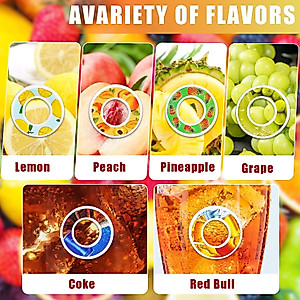 MANMANTAO 7Pcs Water Bottle with Flavor Pods, Fruit Fragrance Pods Water Bottle, Scent Water Cup, Sports Water Cup Suitable for Gym and Outdoor Gift