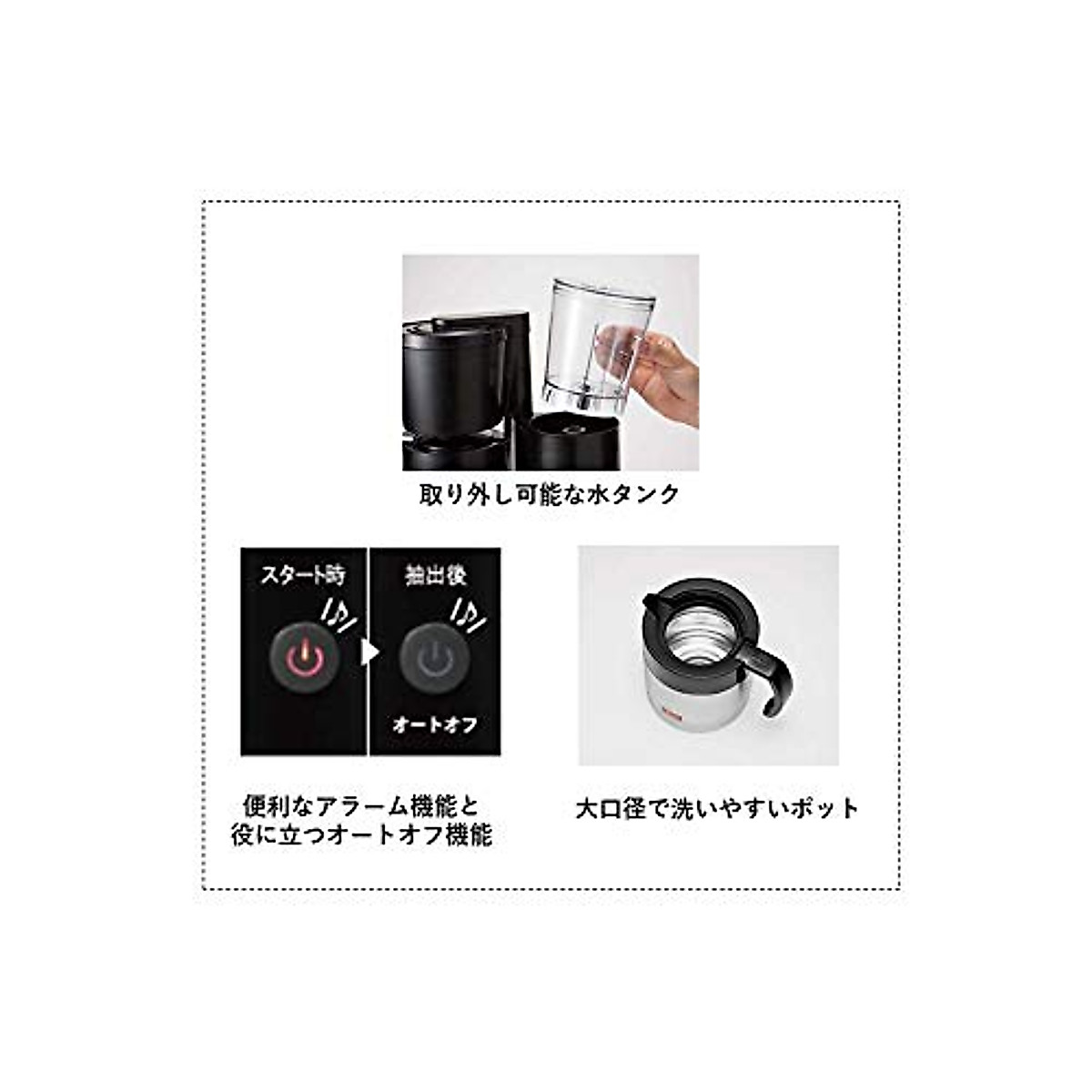 Melitta ALLFI Coffee Maker Black SKT521B