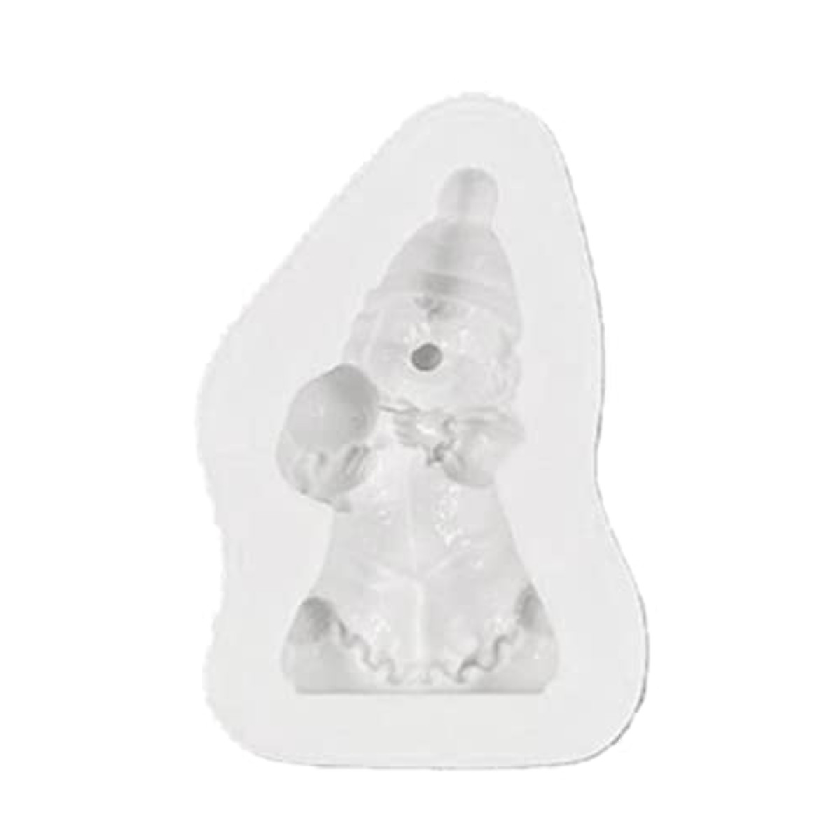 3D Halloween Clown Silicone Rubber Flexible Food Safe Mould Clay Resin Ceramics Candy Fondant Candy Chocolate Soap Mould Silicone Molds For Baking Epoxy Resin Baking Cakes Resin Crafts Resin Casting