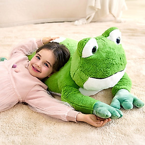 IKASA Giant Frog Stuffed Animal Plush Toy, 30" Large Frogs Cute Plushie Toys for Kids Girls Boys