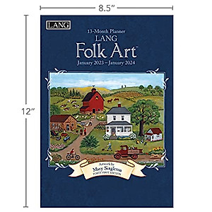 LANG LANG FOLK ART™ 2023 MONTHLY PLANNER (23991012099)