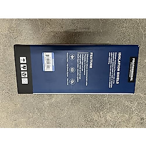 Aokeo Studio Recording Microphone Isolation Shield with Pop Filter & Tripod Stand, High Density Absorbent Foam to Filter Vocal, Foldable Sound Shield for Blue Yeti and Condenser Microphones