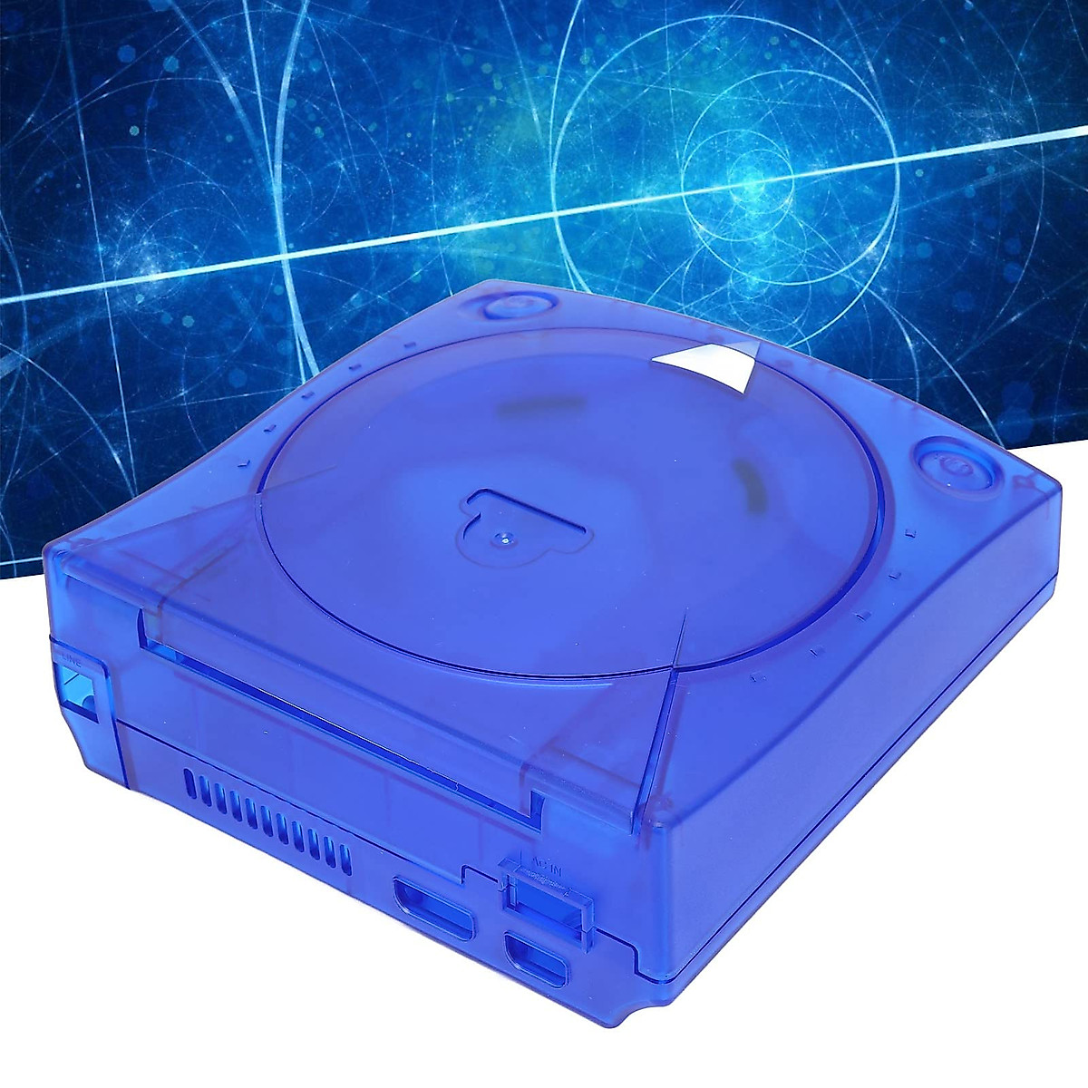 Translucent Plastic, Scratch Resistant Blue Shock Absorption Plastic Housing Shell for SEGA Dreamcast DC