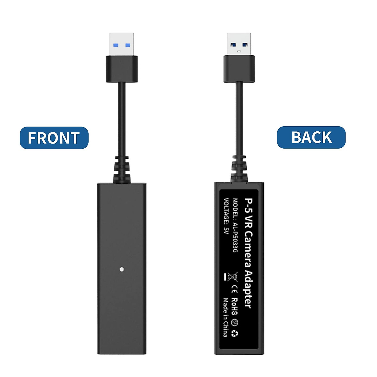 PSVR Camera Adapter for PS5 Game Console, PS VR Converter Cable for PS4 Host Camera, Play PS VR on PS5