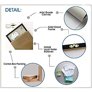 COLLA Canvas Print Wall Art Teal Purple Daisy Flower Butterflies Decorative Paintings Modern Home Wall Decor for Bedroom Living Room Bathroom Framed Ready to Hang 12x12 Inches