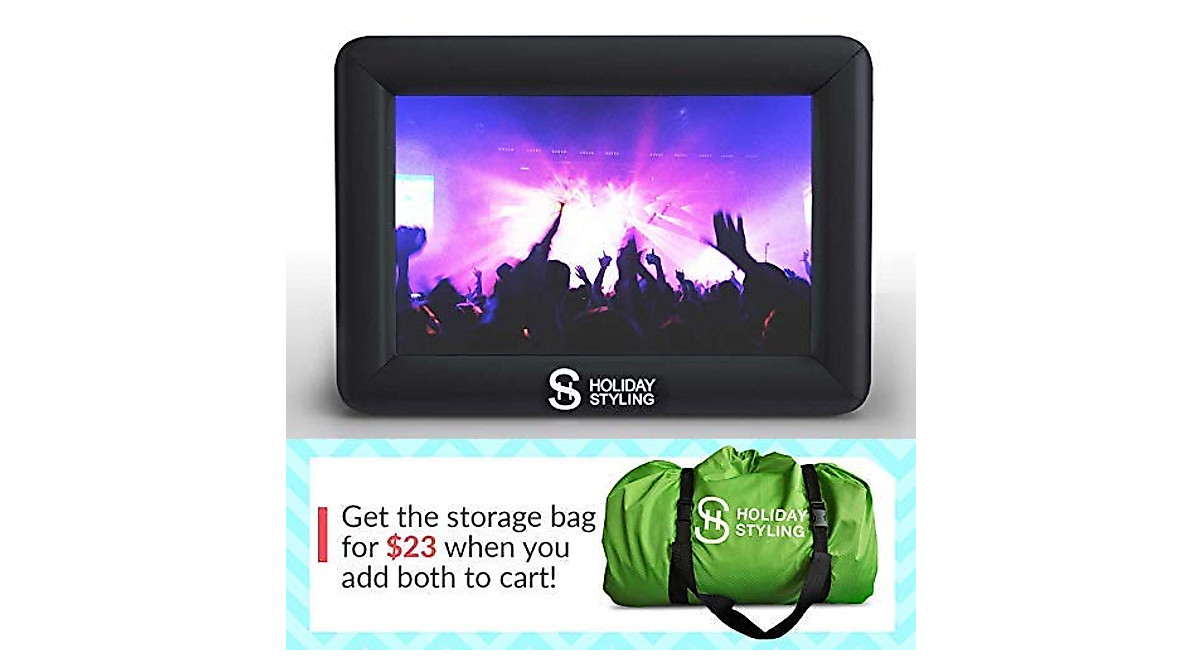 19FT Giant Inflatable Projector Screen for Outdoor Fun