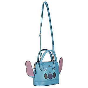 Disney Lilo and Stitch Handbag - Girls, Boys, Teens, Adults - Officially Licensed Stitch Faux Leather Cosplay Mini Crossbody Handbag