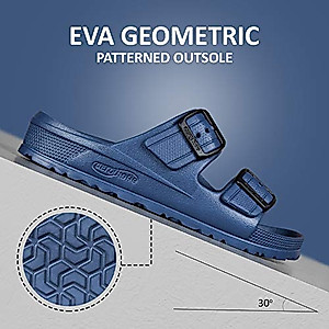 AEROTHOTIC Women’s Arcus Comfort EVA Beach Slide Sandals (Arcus Navy, 7)