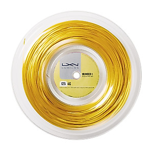 Luxilon 4G 125 Tennis String - 200m Reel, Gold, 1.25mm