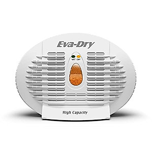 Eva-Dry E-500 Renewable dehumidifier, Pack of 2, white, perfect for closets, bathrooms, safes, boats, and rvs