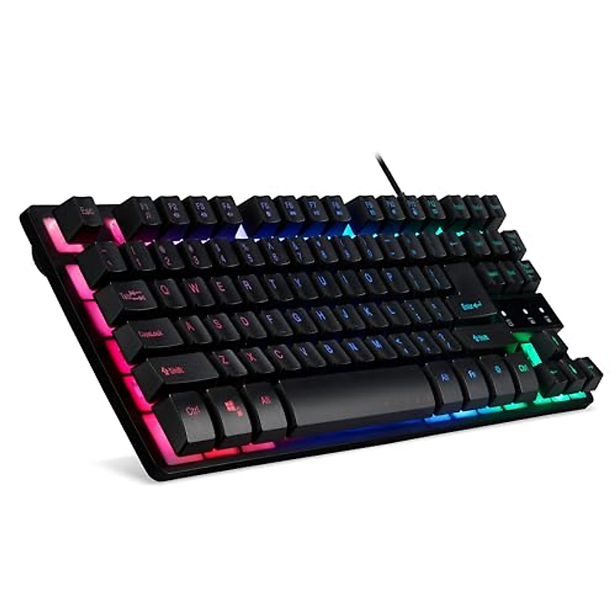 Acer Nitro TKL Gaming Keyboard - 3 Zone Backlit LED Color Keys | 4 Level Brightness | 3 Preset Modes