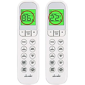 Replacement Remote Control for Midea ComfortStar FrigidaireAC Cooper&Hunter AC Air Conditioner RG36B/BGE RG36F/BGEF RG36A/BGEF-AR3 RG36B/BGCE RG36Y1/BGCEFU2 RG36F1/BGEFU1 RG36B4(B)/BGE RG36B2/BGEF