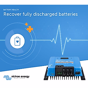 Victron Energy SmartSolar MPPT MC4 150V 100 amp 12/24/36/48-Volt Solar Charge Controller (Bluetooth)