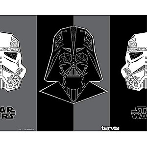 Tervis Star Wars Vader Trooper 18/8 Stainless Steel Insulated Water Bottle & Lid, 24oz Bottle, Silver