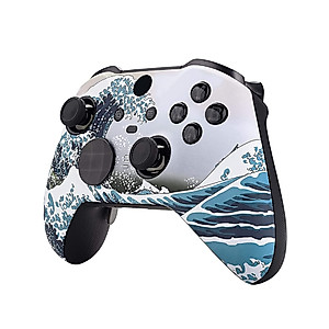 Custom Elite Series 2 Controller Compatible With Xbox One, Xbox Series S, and Xbox Series X (Waves)