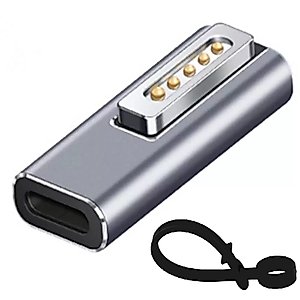 korllo USB Type C to Mag-Safe 2 Male to Female Adapter, Compatible with MacBook Air & Pro, Supports 85W/60W/45W Fast Charging